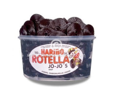 Haribo – Silo – Drop JoJo/Rotella – 150 stuks – Candy-to-go