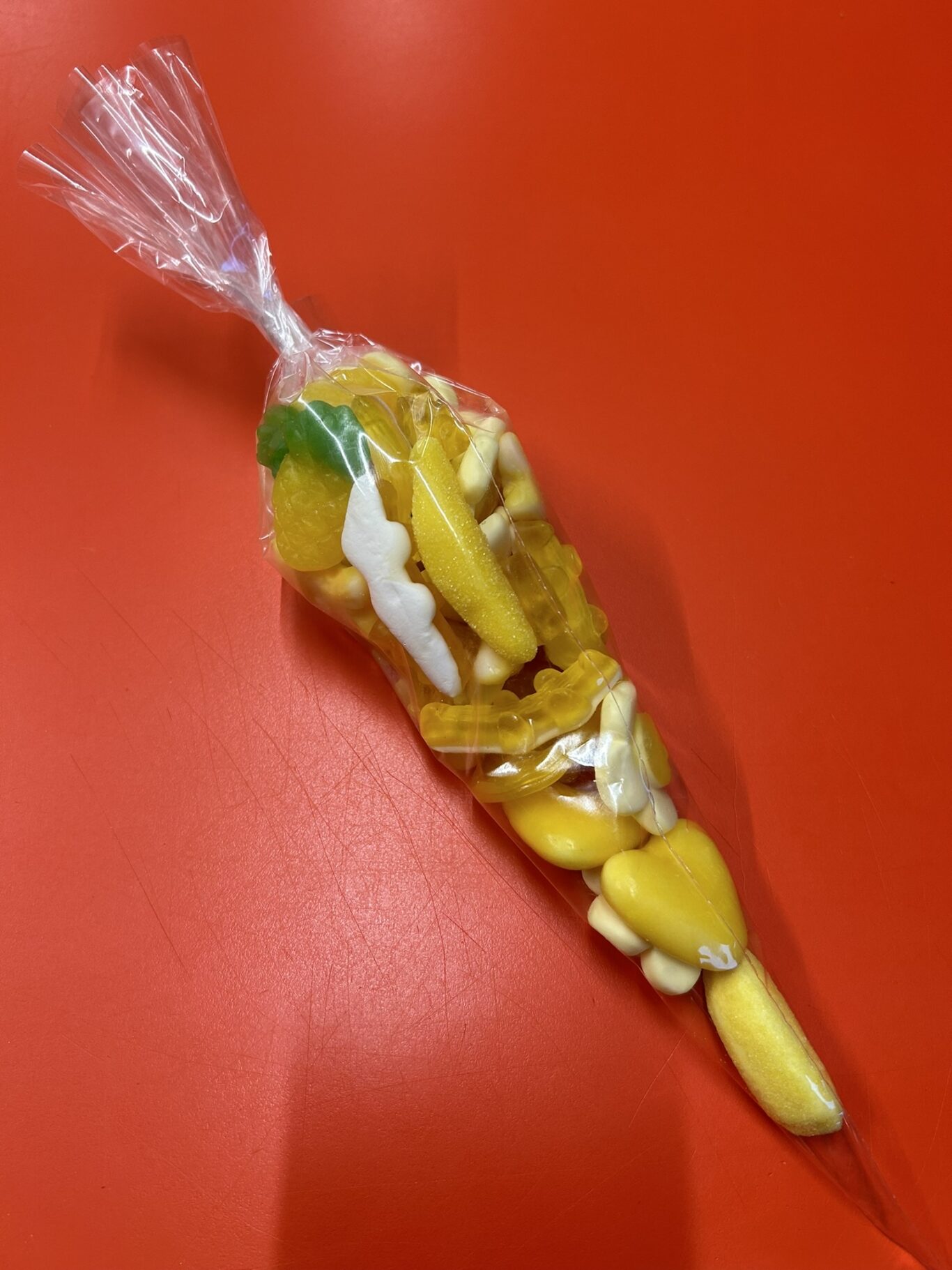 Snoepzak Gemengd Snoep – ‘Geel’ – 200 gram – Candy-to-go